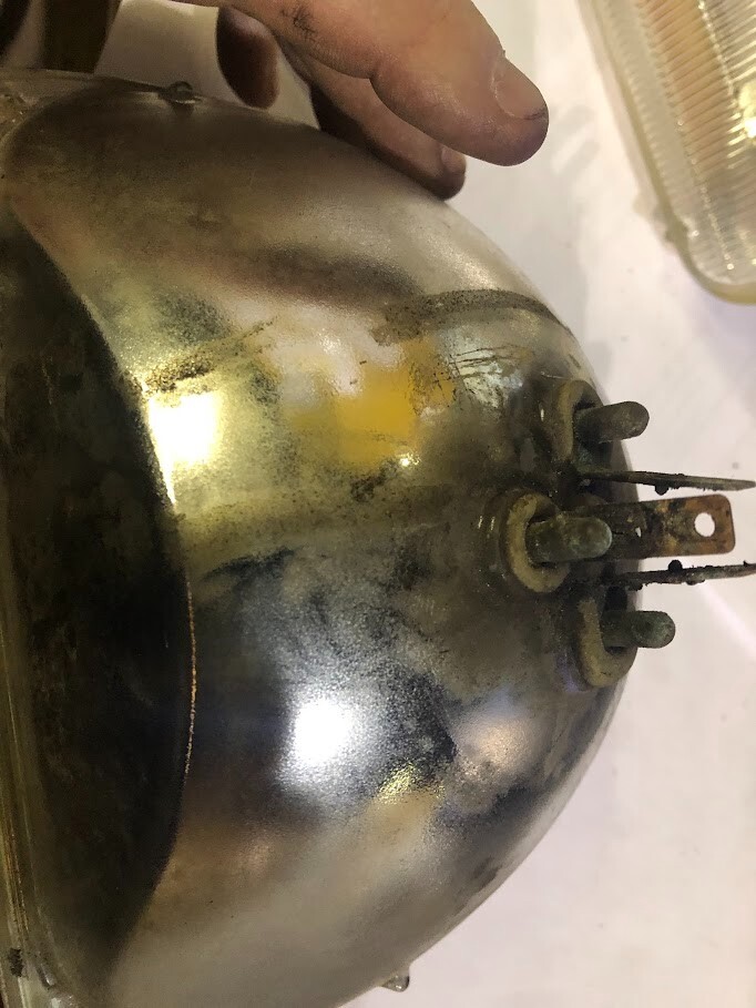 Halogen Sealed Beam Hi / Low Beam Glass Headlights Headlamp Light Bulbs ...