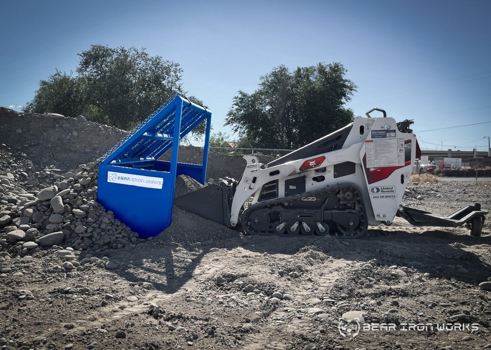 New Topsoil Screener by Bear Iron Works Rock Screen & Dirt Sifter ...