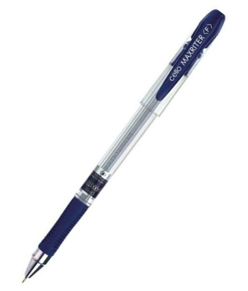 5 x Cello Maxriter Ball Pen Blue 0.5mm Smooth Writing - India | eBay UK