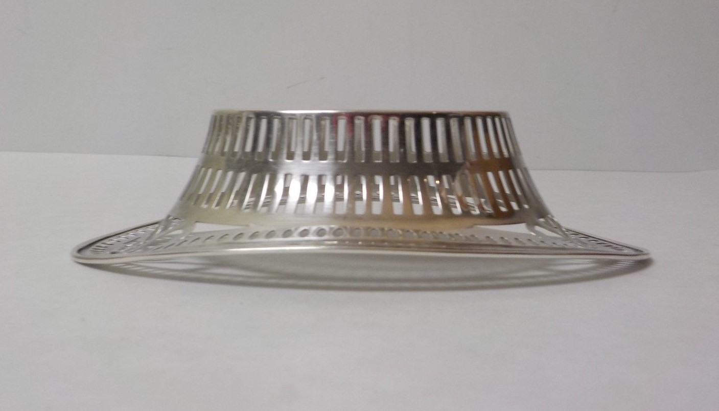 Mathews & Prior NY Sterling Silver Reticulated 6" Oval Dish #2016, 60 ...