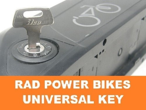 RAD POWER BIKES Universal Battery Key RadRover,RadMini,RadWagon ...