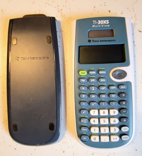 Texas Instruments TI-30XS Multiview Calculator Solar + Cover & New ...