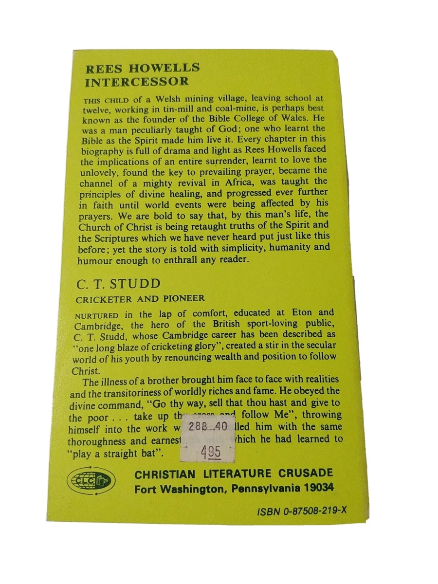 Rees Howells Intercessor