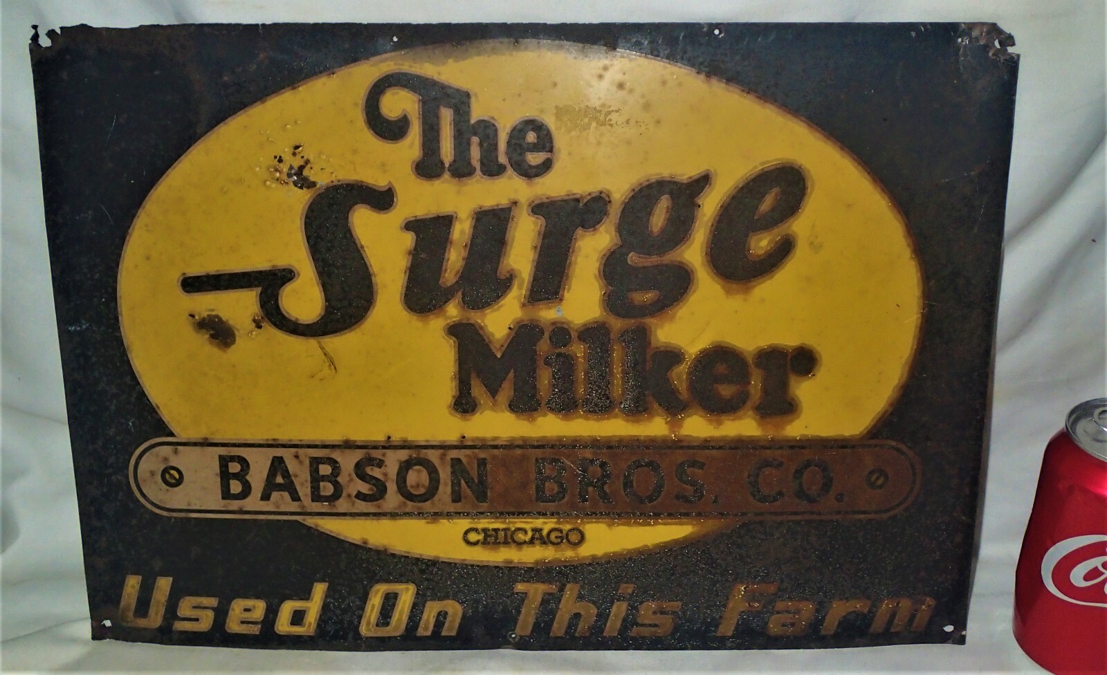 ANTIQUE COUNTRY SURGE MILKER BABSON BROS. CO. CHICAGO USA MILK FARM ...