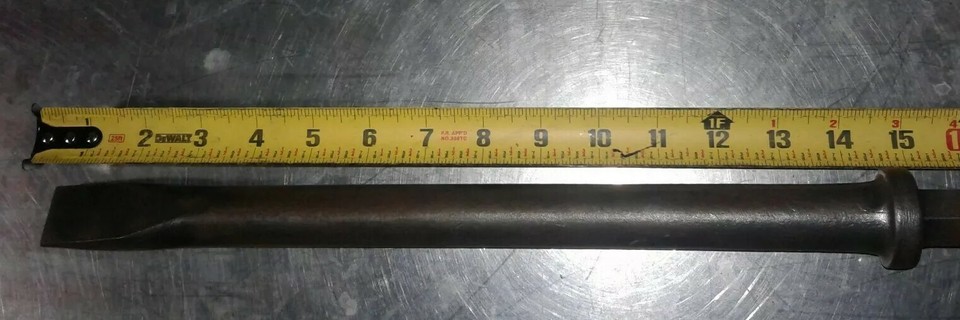 Demolition/Jack Hammer Flat Chisel 1 1/8" Hex. Our #7B | eBay