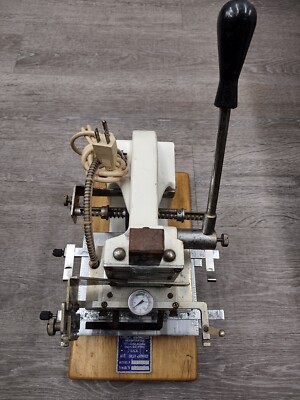 VINTAGE HOT PRINTER, FOIL IMPRINTING MACHINE, GOOD CONDITION, STAMPING ...