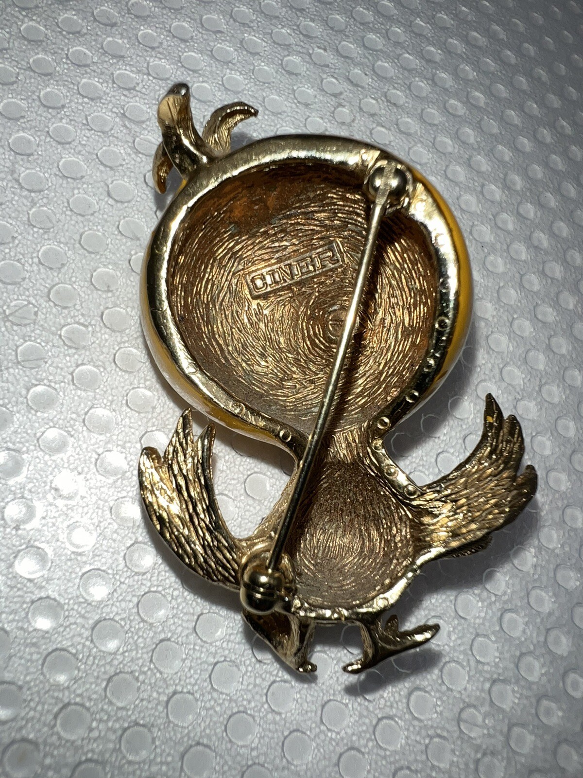 Vintage Ciner Enamel Song Bird Brooch Pin | eBay