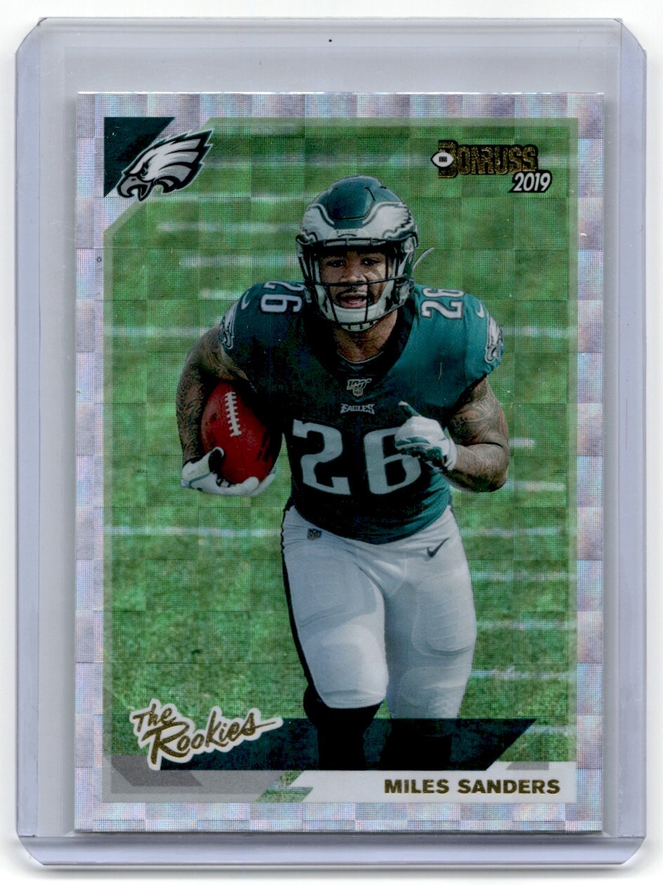 2019 Donruss The Rookies Miles Sanders Rookie Philadelphia Eagles #TR ...