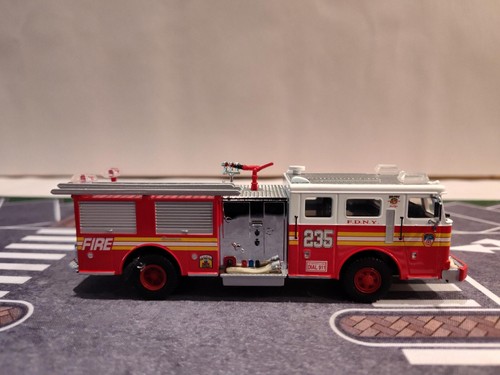 Code 3 COLLECTABLE SEAGRAVE FDNY ENGINE 235 "100 YEARS OF SERVICE" | eBay