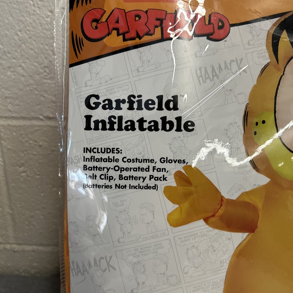 Nickelodeon: Garfield Inflatable Costume Spirit Halloween Adult O/S | eBay