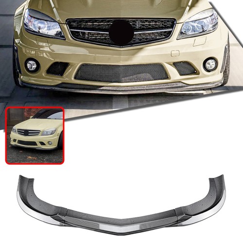 Front Bumper Lower Spoiler Lip Kit For Benz W204 C63 AMG Sedan 2008 ...