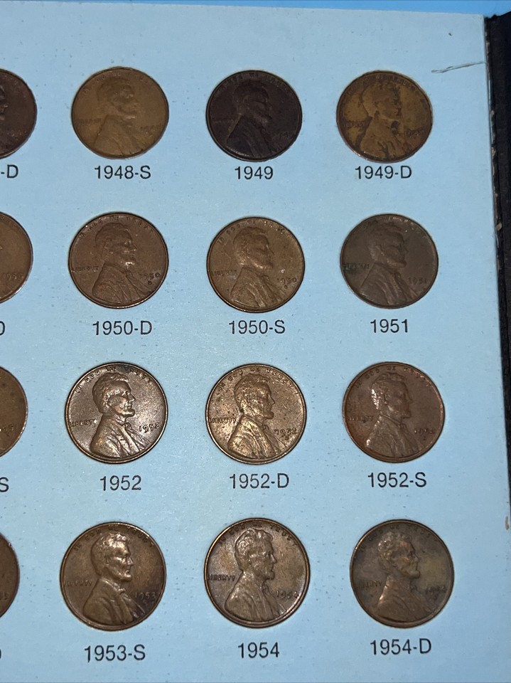 Lincoln Wheat Cent Collection 1941-1958 Complete Coin Set USA Mint | eBay