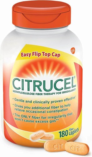 Citrucel Fiber Therapy Caplets for Irregularity, Easy to Swallow ...