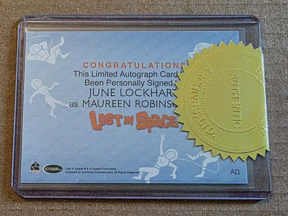 Lost in Space Archives Series 2 AI1 June Lockhart Inscription Autograph ...