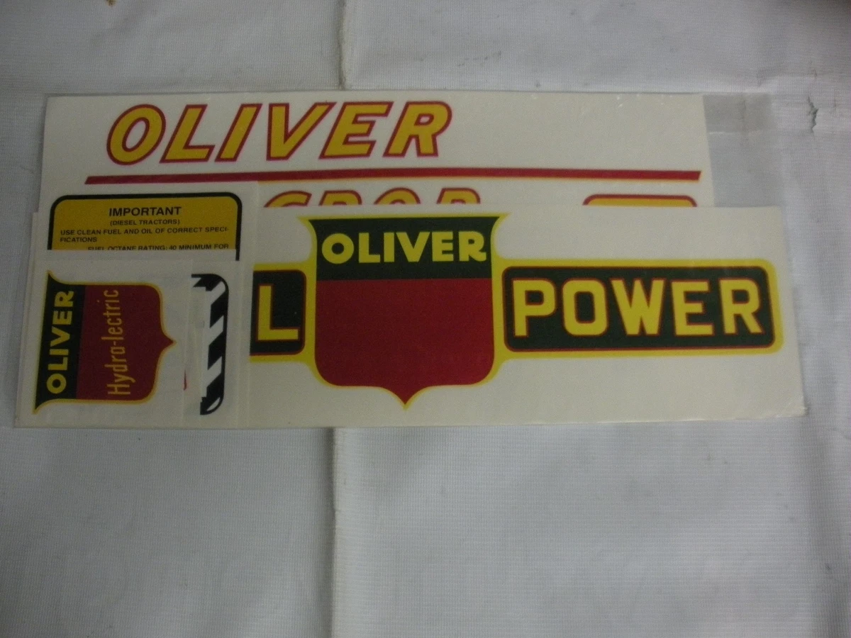Oliver Tractor Decals