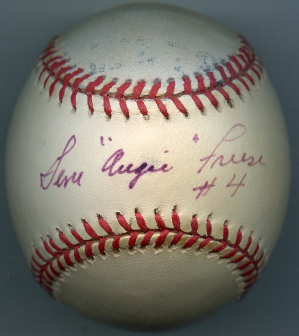 GENE FREESE Signed Baseball With Nickname Augie 1961 Reds Pirates | eBay