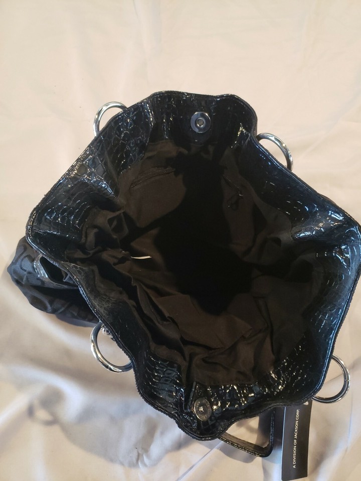 Black Shoulder Bag Purse by Valencia Pre-owned | eBay
