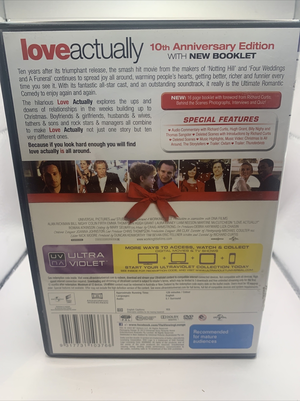 Love Actually (DVD, 2003) Region 4 - Great Condition -fast Post ...