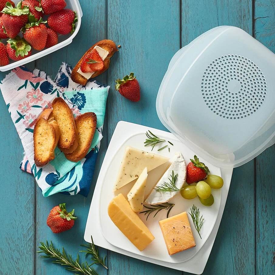 NEW Tupperware cheese smart Small Square container cheesMart free ...