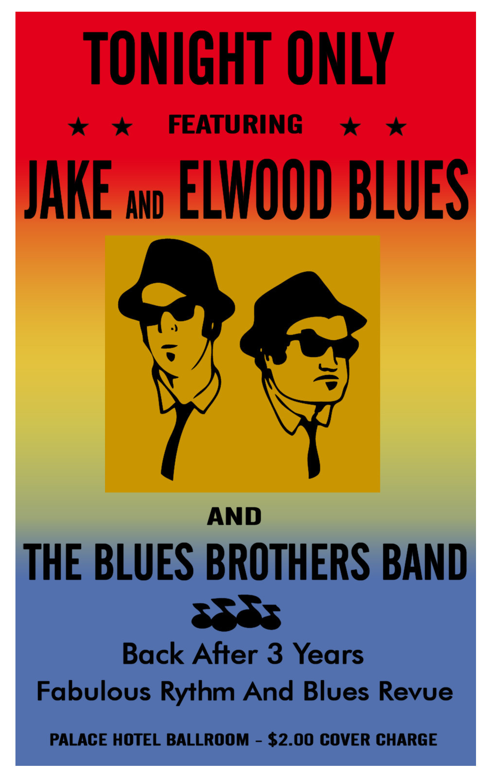 Blues Brothers Concert Poster - 8x10 Color Photo | eBay