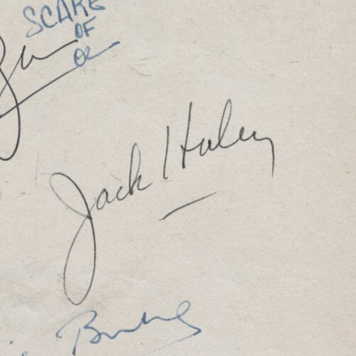 1939 Signed WIZARD OF OZ Autographed by SIX / JUDY GARLAND and 5 MAJOR ...