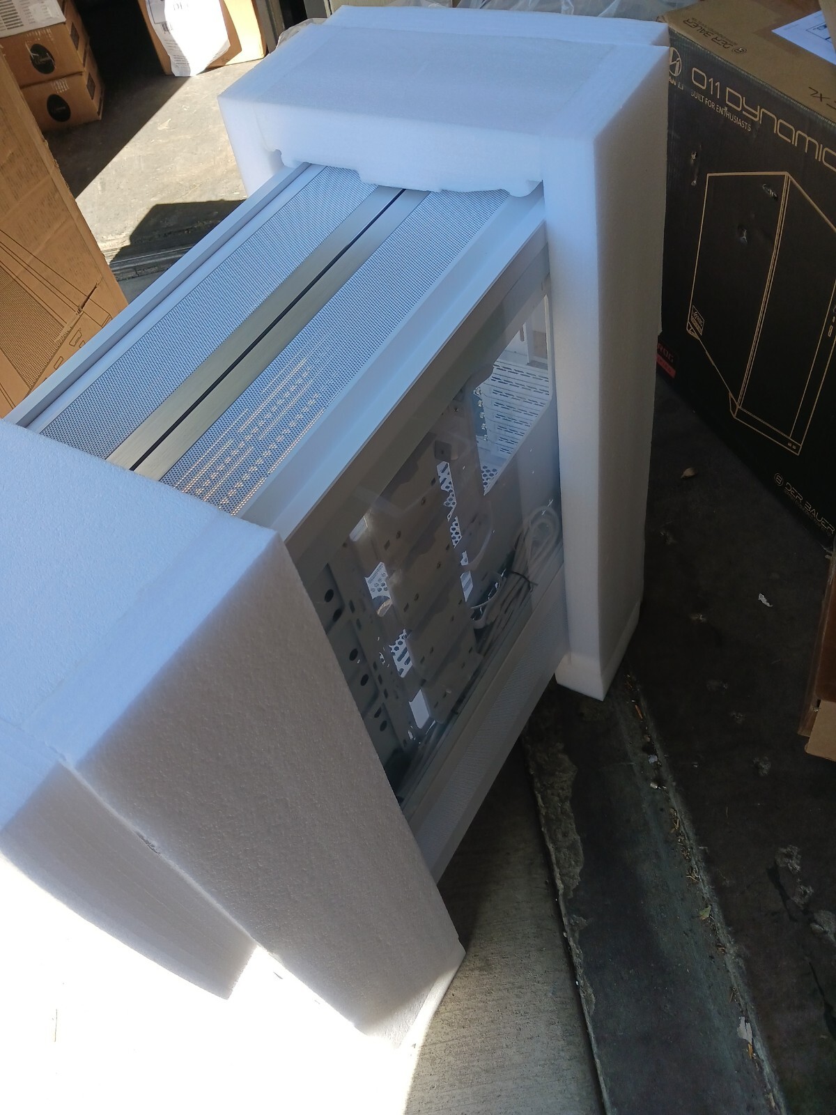 CASE LIAN LI | V3000PW R TG Full Tower extended ATX SSI EEB Case White ...