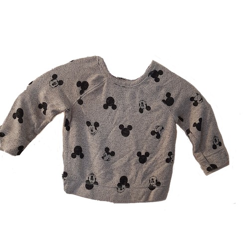 DISNEY 9 mo Baby Bean Mickey Mouse head knit sweater top Jumping Beans ...