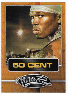 50 CENT RAPPER PROMO CARD "IT'S A RAP" FACTORY STAMPED FIFTY CENT 2004 ...