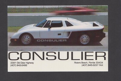 Consulier Chrysler Turbo Postcard | eBay
