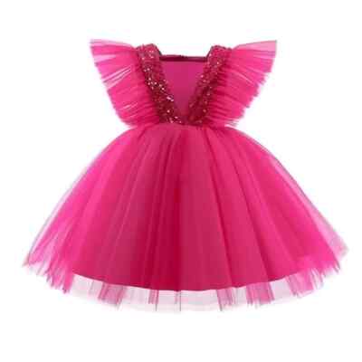 Girls Dress. Girls Ruffles Princess Dress | eBay