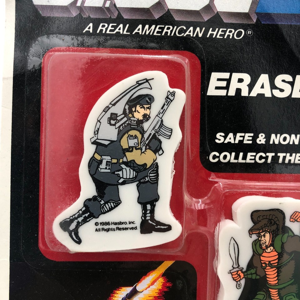 GI Joe ERASERS 1986 MOC | eBay