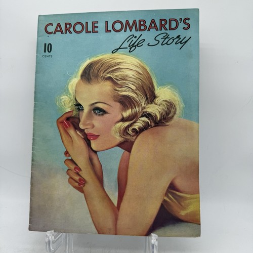 1942 CAROLE LOMBARDS LIFE STORY vintage movie Memorial magazine | eBay