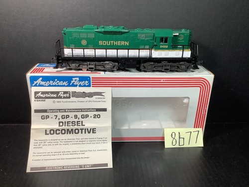 Vintage American Flyer GP-9Loco Southern RR 4-8458 S Gauge OB ...