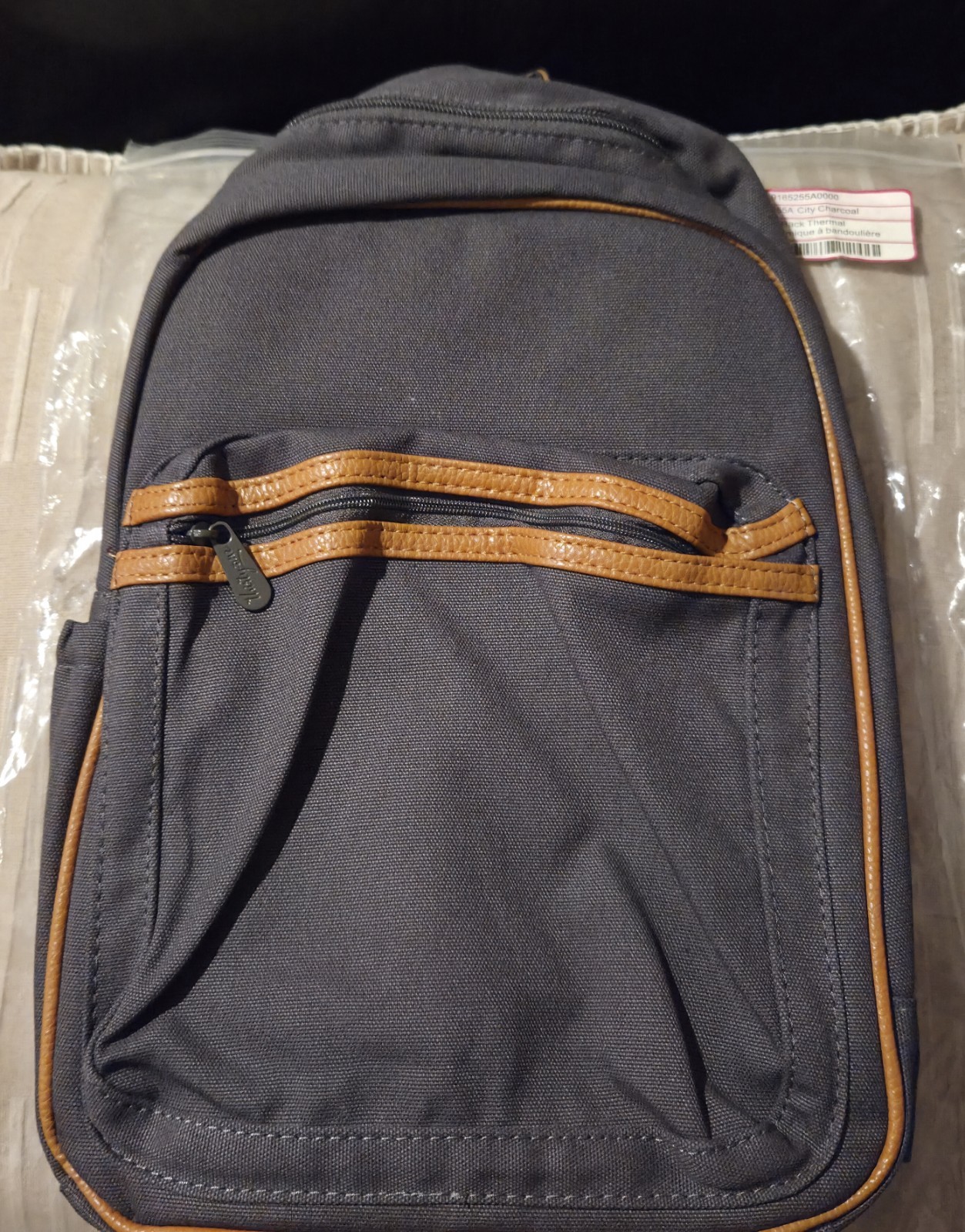 Thirty-One Sling-Back Thermal City Charcoal Retired NEW | eBay