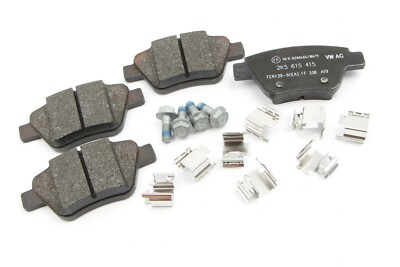 Original VW Caddy 2011-2015 Satz = 4 x Bremsbeläge hinten 2K5698451 ...