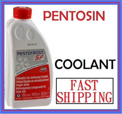 For VW AUDI GENUINE PENTOSIN SF G12 COOLANT ANTIFREEZE 1.5 LITER ...