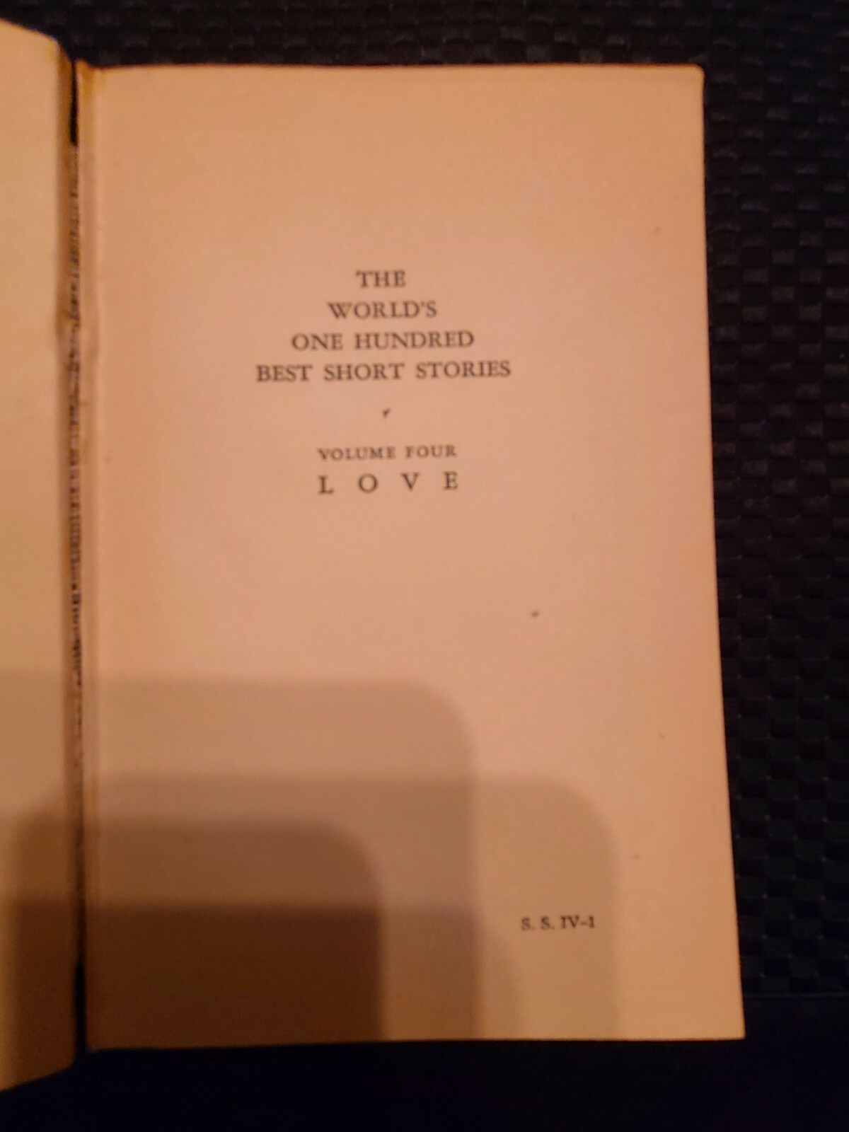 VINTAGE 1927 BOOKS THE WORLD'S 100 BEST SHORT STORIES VOLS 3, 4, AND 10 ...