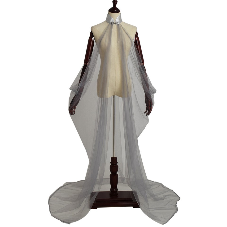 Medieval Elf Cape Wedding Dress Cloak Princess Elven Collared Cape For ...
