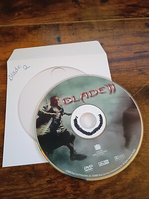Blade II (DVD, 2002)-Disk Only-No Tracking-No Scratches | eBay
