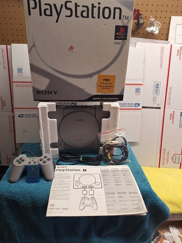 Original Playstation 1 (SCPH-1001) Rare 1st.Generation Audiophile ...