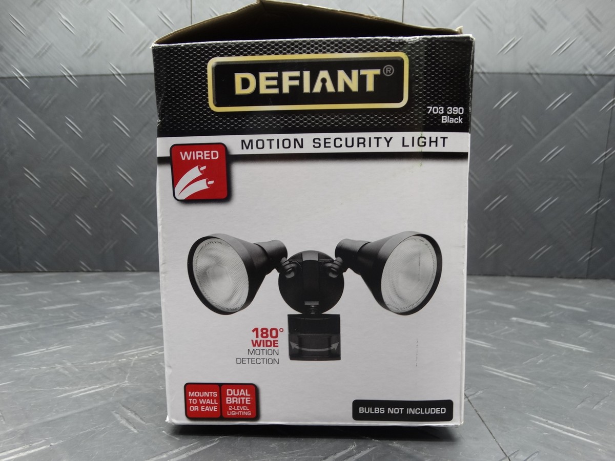 Defiant 180 Degree Outdoor Motion Outdoor Motion LED Security Light