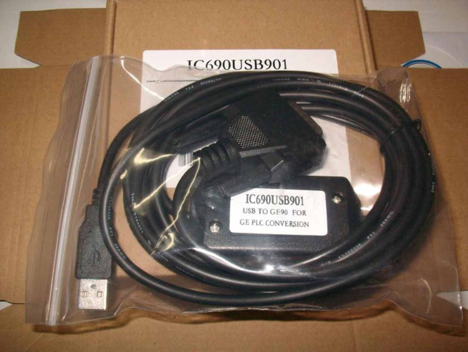 Ic690usb901 Programming Cable for Ge FANUC Ge90 PLC SNP 90/30 90/70 ...