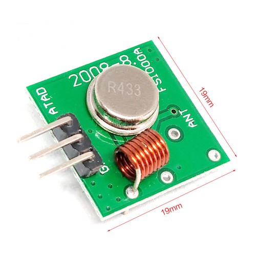 DC 5V 433Mhz RF Wireless Transmitter Receiver Kit For Arduino Raspberry ...
