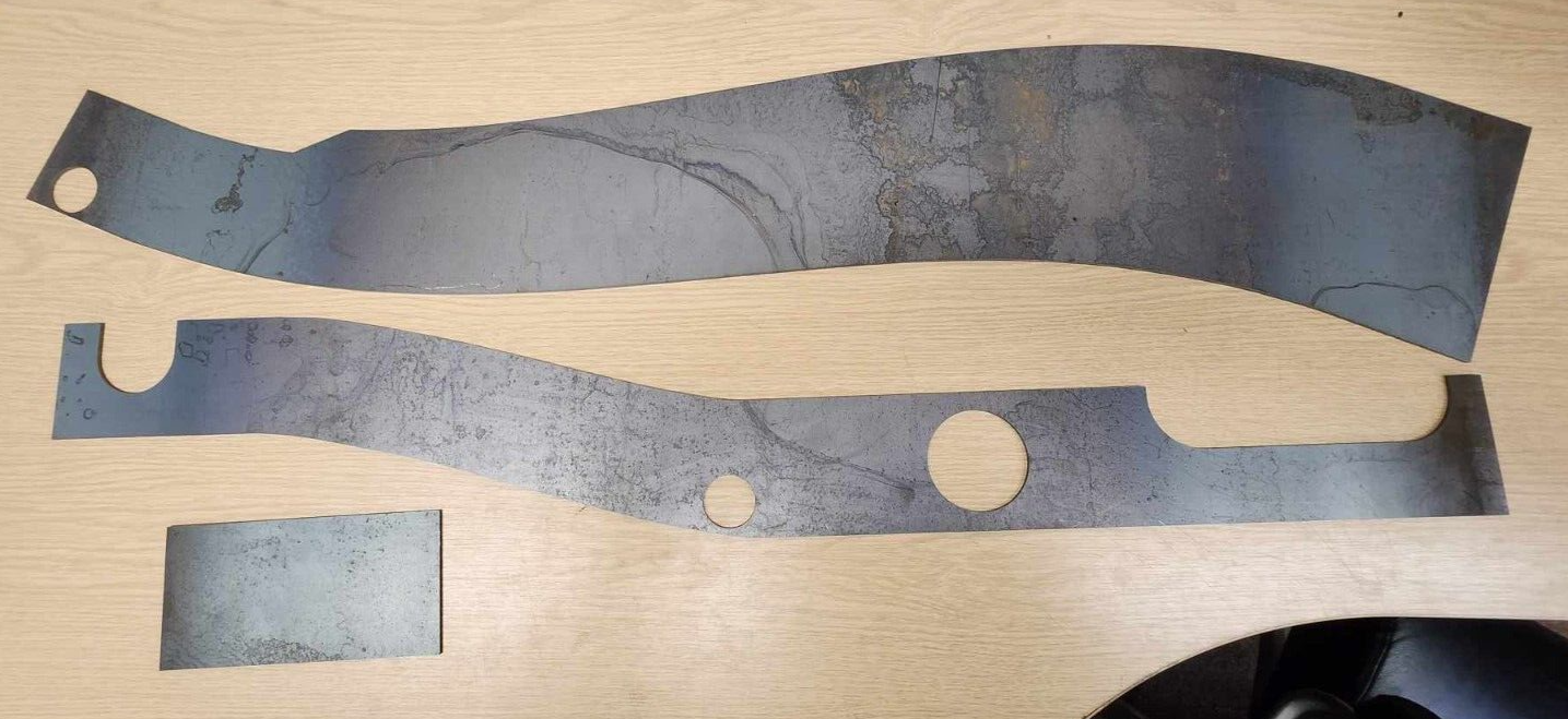 Rear Chassis Repair Plate Designed to Fit Nissan Navara D40 Models ...