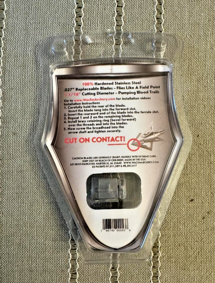 Wac'Em & Stack'Em 16 Replacement Blades & Rings for 4-blade +3 BONUS ...