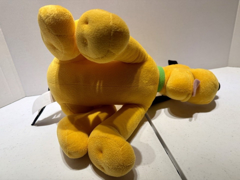 Disney Pluto Plush Toy 12” Yellow Dog from (Disney Parks) Stuffed Good ...