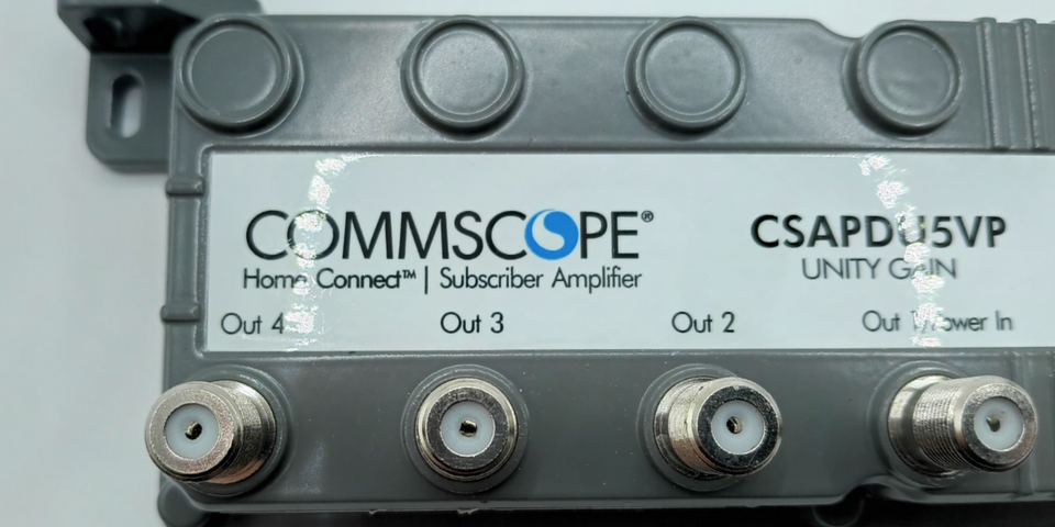 Commscope CSAPDU5VP Home Connect Subscriber Amplifier Unity FWD/REV ...