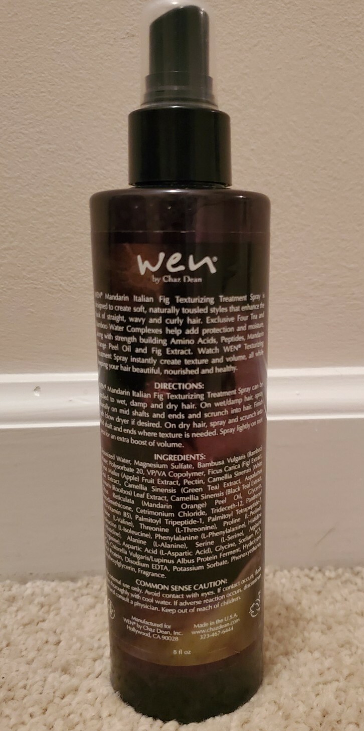 WEN MANDARIN ITALIAN FIG RESTORATIVE TEXTURIZING TREATMENT SPRAY 8oz | eBay