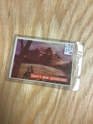 1956 T.C.G. Davy Crockett Green Back Davy’s New Adventure Card #41-A | eBay