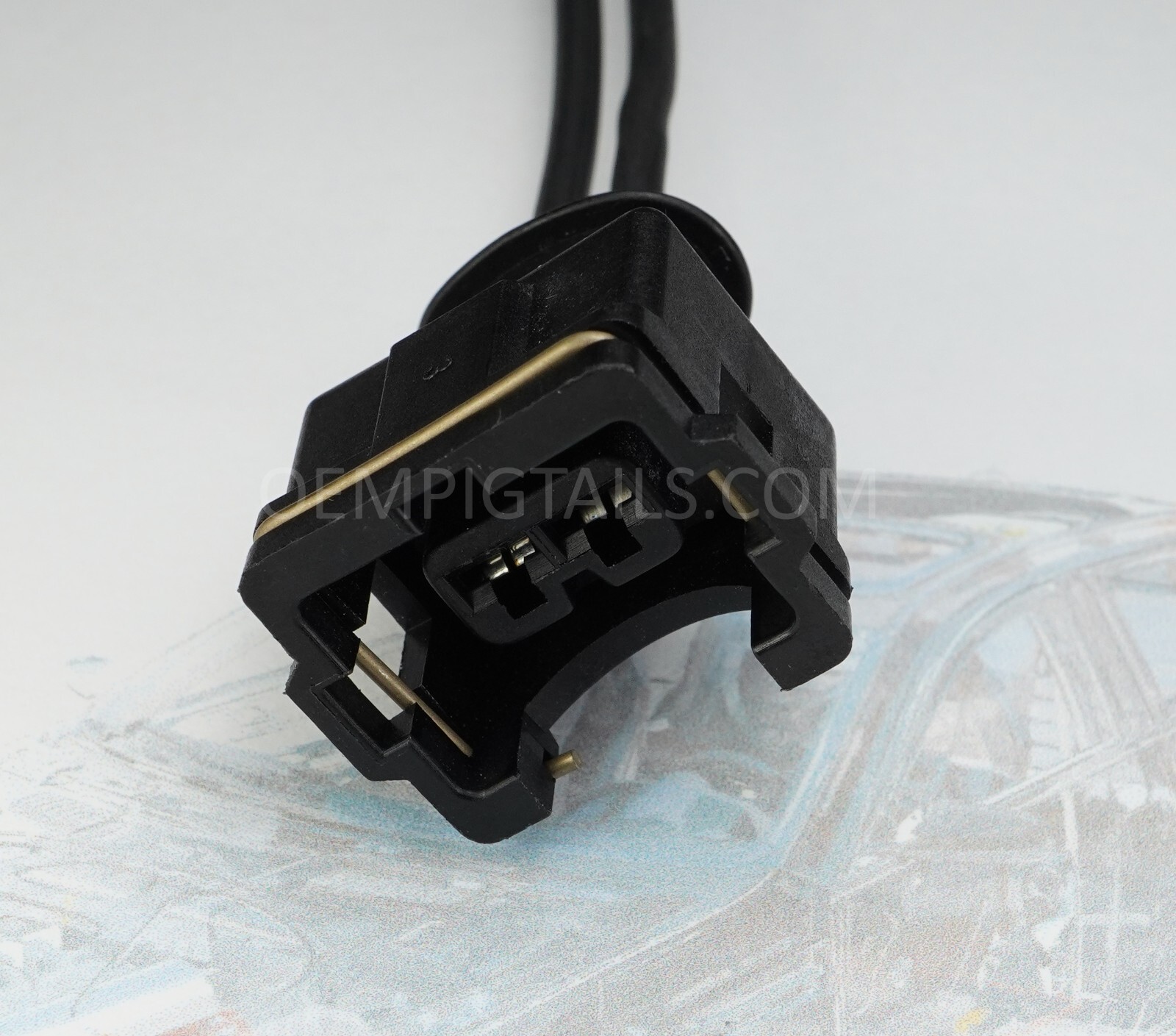 TE 2 Way Bosch Jetronic Low Profile EV1 Injector Connector Pigtail | eBay